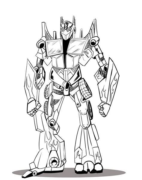 Desenhos De Optimus Prime Para Colorir 120 Desenhos Para Colorir