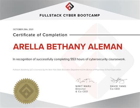 Arella Aleman On Linkedin Cybersecurity Education Graduate