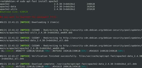 how to speed up package downloads and updates with apt fast on debian