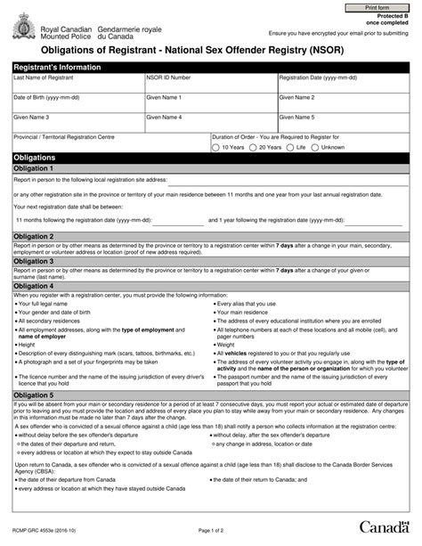 Form Rcmp Grc4553 Fill Out Sign Online And Download Fillable Pdf Canada Templateroller