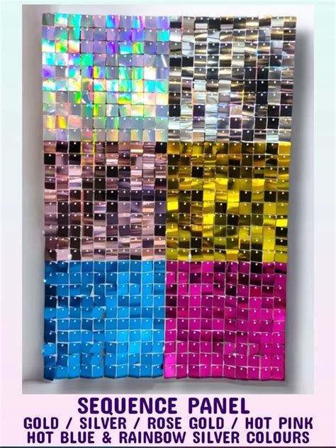 Rectangular Decorative Sequin Panel At ₹ 70 Piece In New Delhi Id 2856509059273