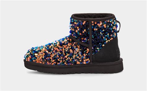 Ugg® Classic Mini Stellar Sequin Boot For Women Ugg® Uk