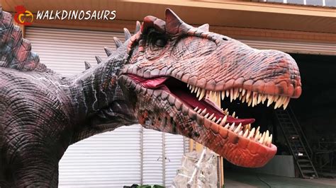 Animatronic Dinosaur Models Of Spinosaurus For Park And Exhibition