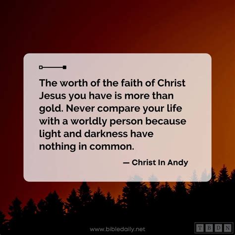 Faith In Jesus Is More Precious Than Gold Tbdn