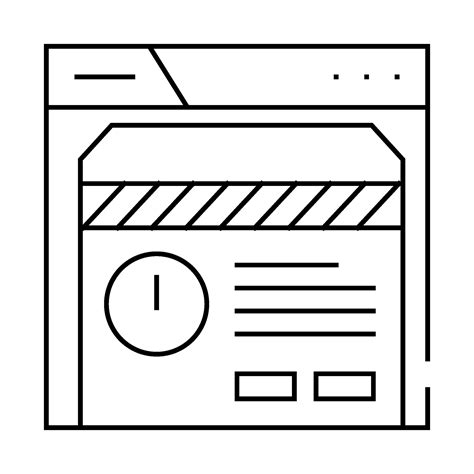 Profile Deactivated Line Icon Illustration 48355948 Vector Art At Vecteezy