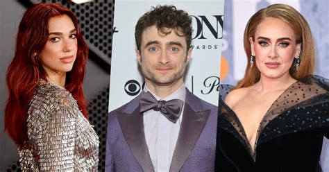 Dua Lipa Daniel Radcliffe Adelequi Sont Les Jeunes Britanniques