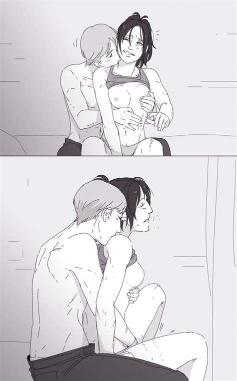 Hange Zoe And Moblit Berner Shingeki No Kyojin Drawn By Hanpetos