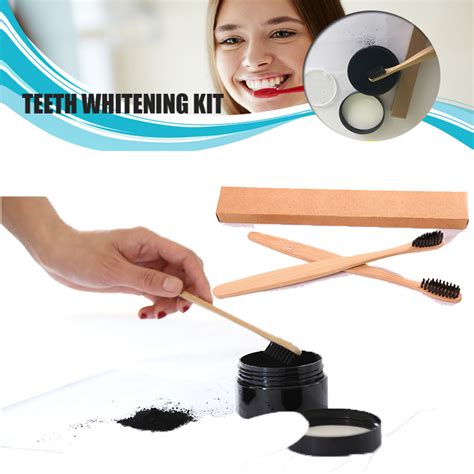 Teeth Whitening Charcoal Powder Natural คุณภาพสูง Teeth Whitening
