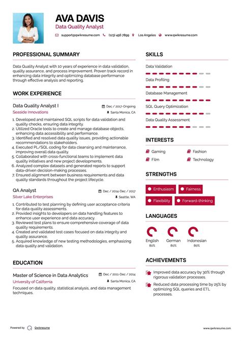 10 Data Quality Analyst Resume Samples And Templates For 2025