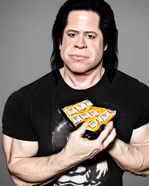 Glenn Danzig Eating Milkduds · Creative Fabrica