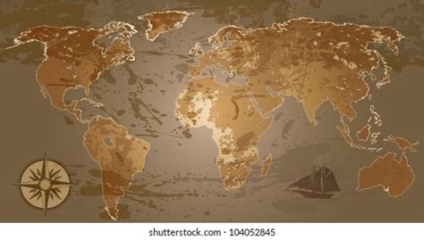 Old Scroll World Map Images Stock Photos Vectors Shutterstock
