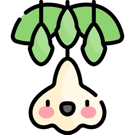 Loroco Kawaii Lineal Color Icon