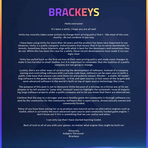 Brackeys Returns Making Godot Tutorials