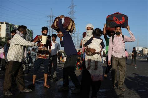 Heartbreaking Photos Of Migrants Struggling To Go Home News18