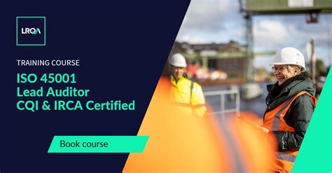 Lrqa On Linkedin Iso 45001 Auditorlead Auditor Cqi And Irca Training