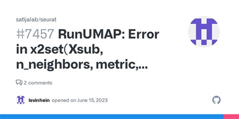 Runumap Error In X2setxsub Nneighbors Metric Nnmethod Nnsub
