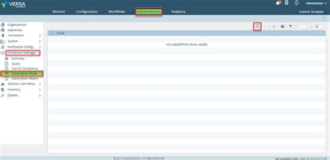 how to configure subscription report and send it via email versa support