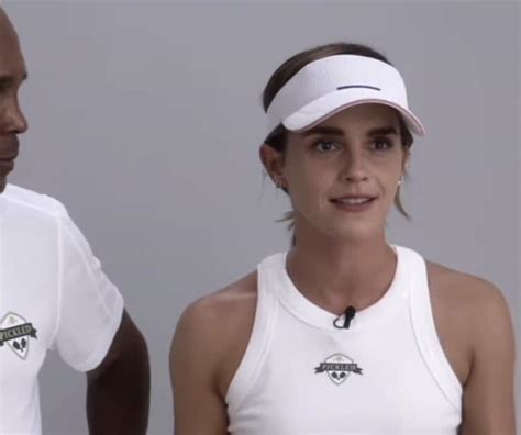 Hot Emma Watson Plays Pickleball In A Mini Skirt 12thblog