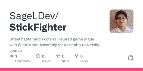 Github Sageldev Stickfighter Street Fighter And Footsies Inspired Game Made With Winapi And