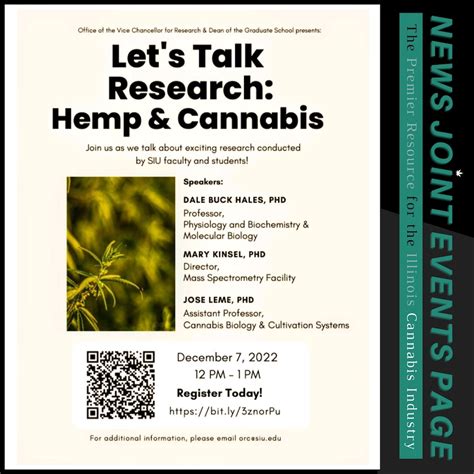 Siu Cannabis Science Center To Host Lets Talk Research Event