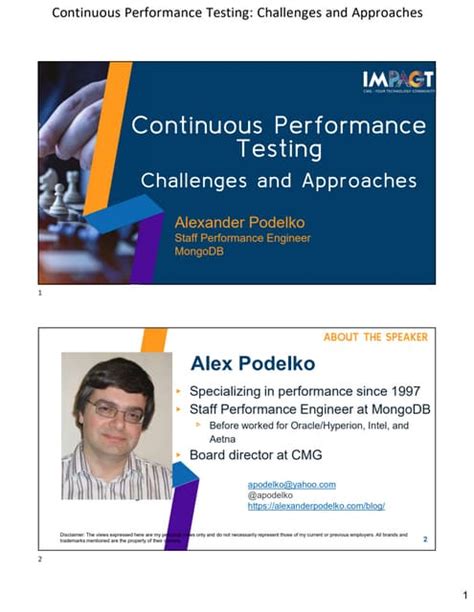 Continuous Performance Testing Challenges And Approaches Pdf