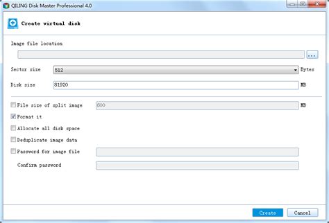 Create Virtual Disk