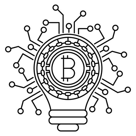 Bitcoin Idea Icon Suitable For A Wide Range Of Digital Creative Projects 17058132 Vector Art