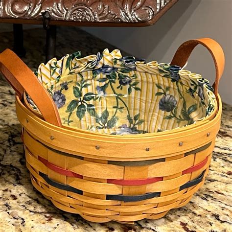 Longaberger Accents Longenberger Small Round Backer With Handles Poshmark