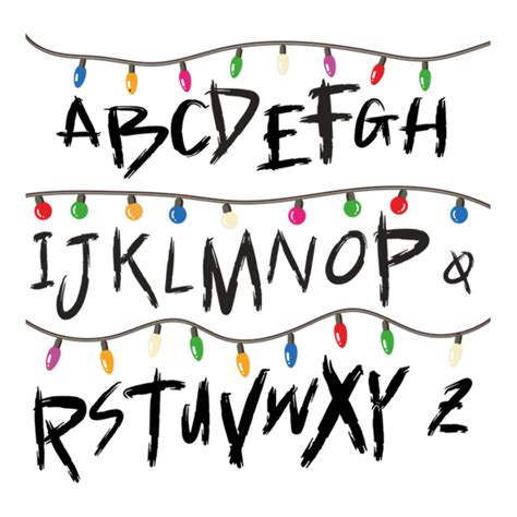 Stranger Things Abc Póló Minta Pólómánia