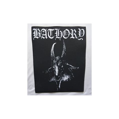 Bathory Goat Backpatch Black Metal 666 RÜckenaufnÄher Aufnäher Ltd