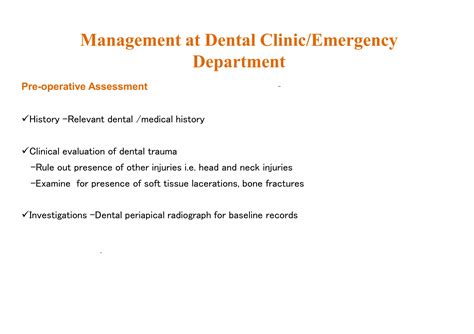 Management Of Avulsed Teeth Converted Pptx