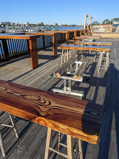 Putting The Finishing Touches On Our Marinabar Tables We Have To Redo
