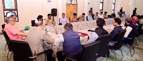Cm Omar Abdullah Reviews Preparations For Eid E Milad Un Nabi Saw