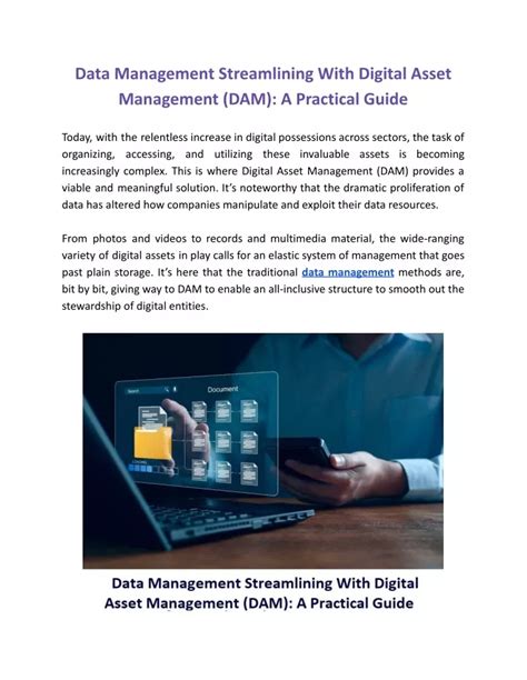 Ppt Data Management Streamlining With Digital Asset Management Dam Powerpoint Presentation