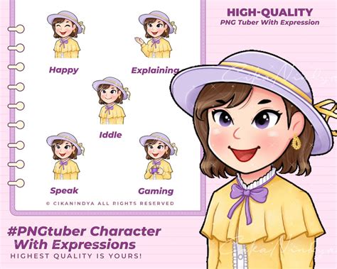 Png Tuber Anime Influencer Stylish Png Girl For Virtual Engagement Get