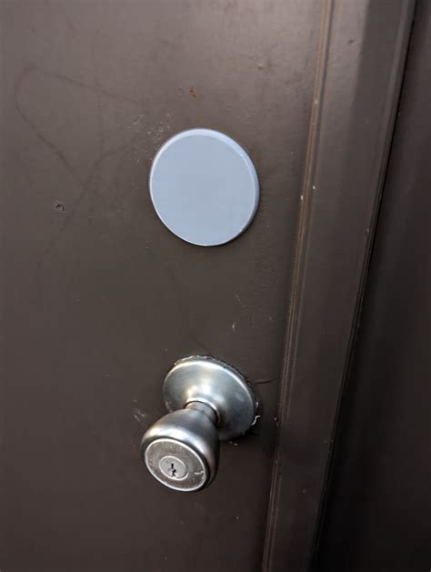 Deadbolt Hole Cover By Markwal Download Free Stl Model