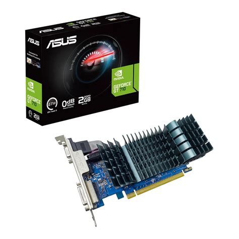 VGA (การ์ดแสดงผล) ASUS GEFORCE 710 2GB DDR3 EVO (GT710-SL-2GD3-BRK-EVO)
