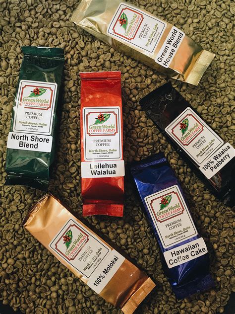 Mini Sample Bags Green World Coffee Farm