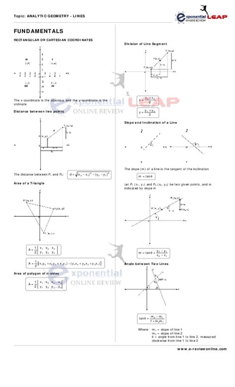 Pdf Topic Analytic Geometry Lines