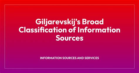 Information Sources And Services Lis Library And Information Science Academy