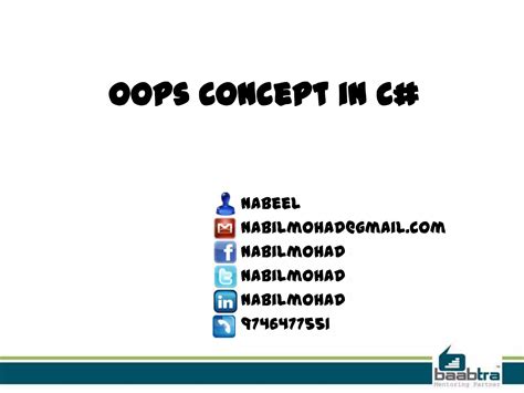 Oops Concept On C Pptx