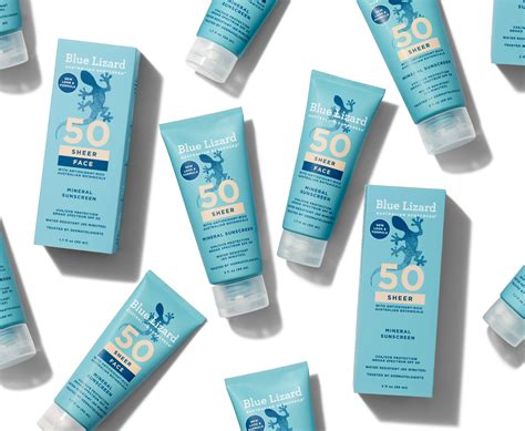 Sensitive Spf 50 Mineral Sunscreen Lotion Blue Lizard Us
