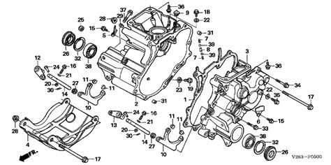 Ersatzteile Und Zeichnung Vom Raupentransporter Honda Hp350 Ce1