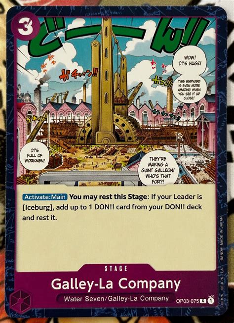 Op03 075 Galley La Company One Piece Stage Card Purple English Jaqjnr