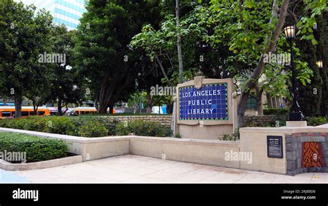 Los Angeles California View Of Los Angeles Public Library Central