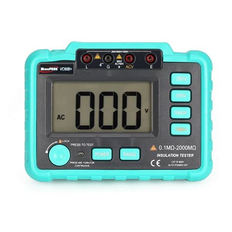 Vc60b 1000v Digital Auto Rango De Aislamiento Me Grandado