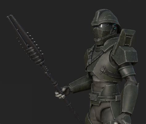 🛃 Asssassin Trooper Cx 5 Armor One12 Scale Customs Stl Files Modelo De