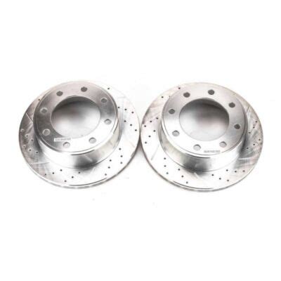 Power Stop 00 05 Ford Excursion Rear Evolution Drilled And Slotted Rotors