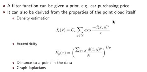 Topological Data Analysis 3 Mapper Construction Naixian Zhang