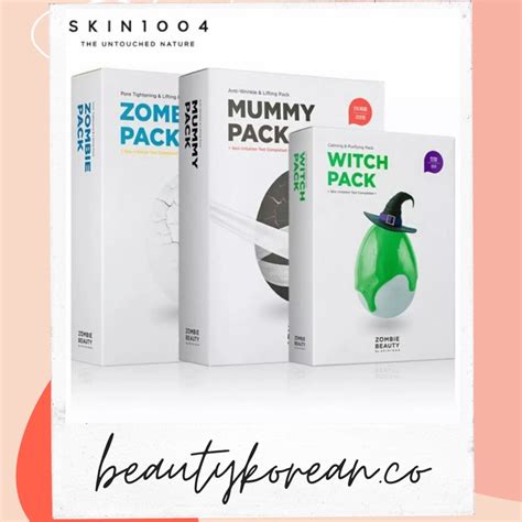Jual Set Skin1004 Skin 1004 Zombie Beauty Package Zombie Pack Mummy Pack Witch Pack